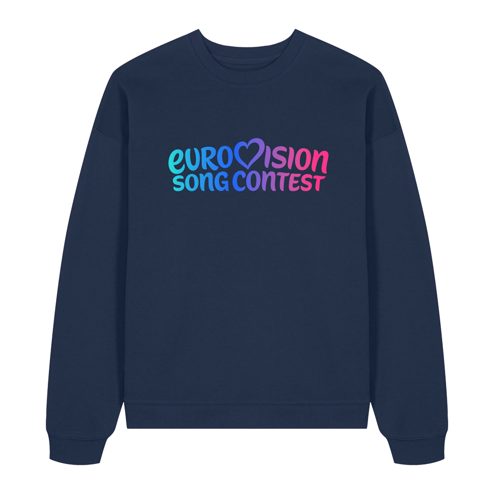 Gradient Logo Sweatshirt (Navy) – Eurovision Song Contest